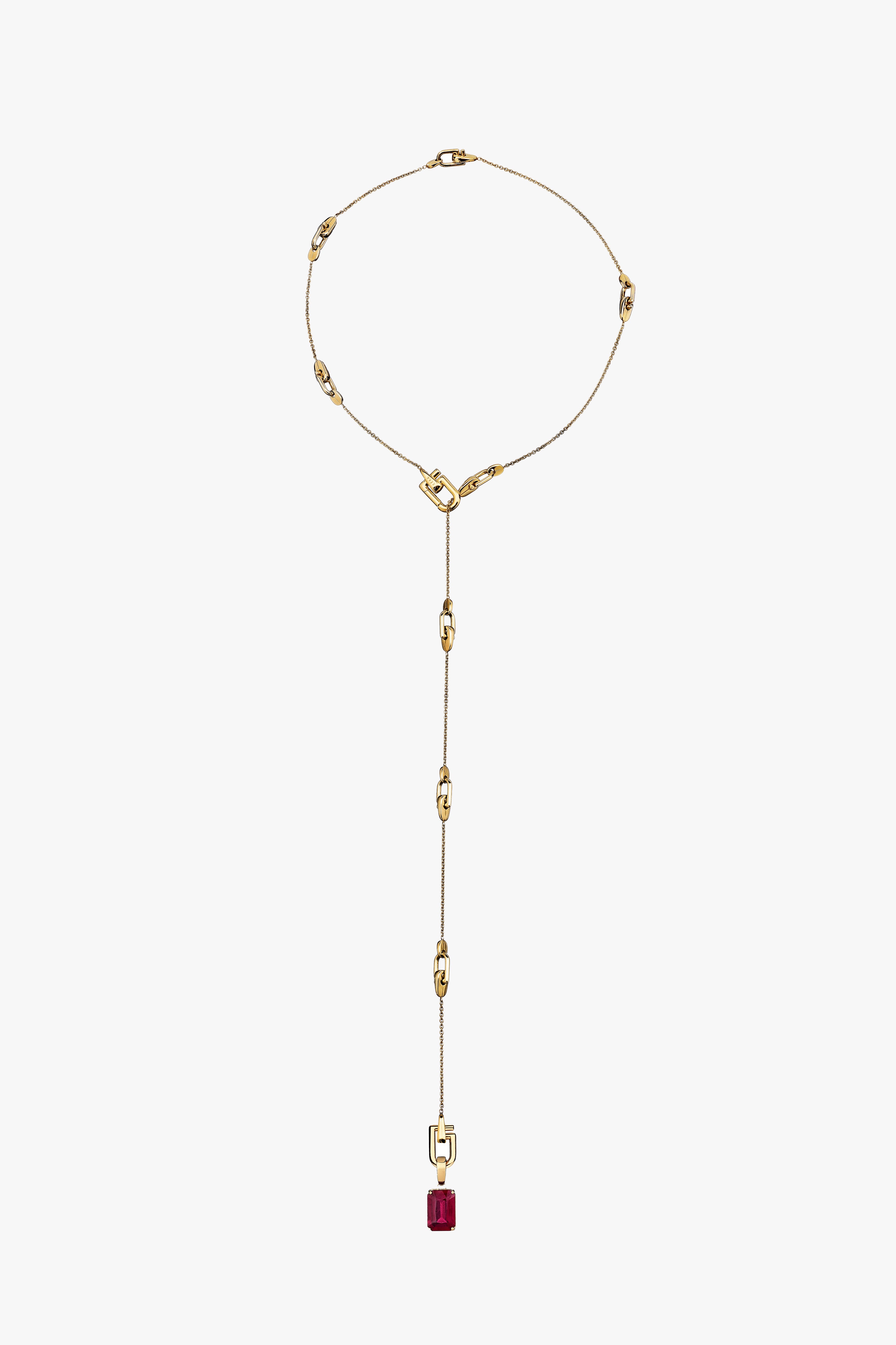 Reine Link Rosary Necklace Ruby – EÉRA